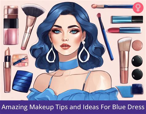 6 Amazing Makeup Tips And Ideas For Blue Dress