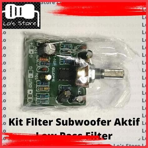 Jual Loss Kit Filter Subwoofer Aktif Low Pass Filter Sub Woofer Shopee Indonesia