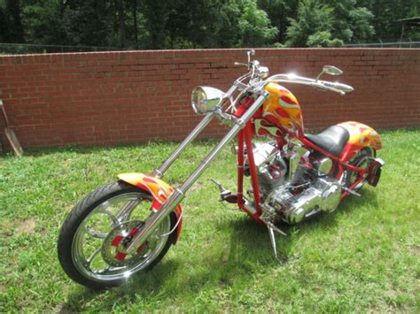 2004 Custom Chopper Softail Motorcycle Daytec Chassis 110 Ci Revtech 4k