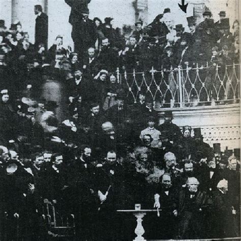 Alexander Gardner Lincolns Second Inaugural With Booth And