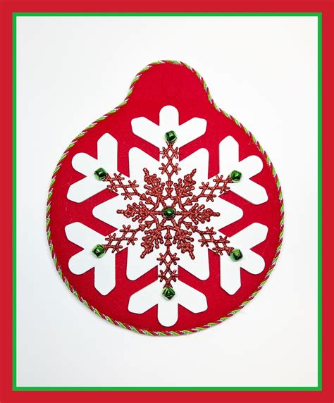 Snowflake Ornament Pattern No Sew Digital Download — Derekas Designs