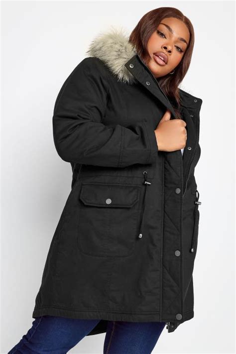 Black Padded Winter Coat Online