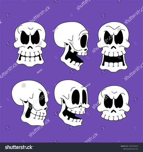 Cartoon Skulls Images Cartoon Skull Vector Images Over 90 000