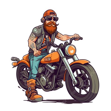 Motorcycle Rider Vector