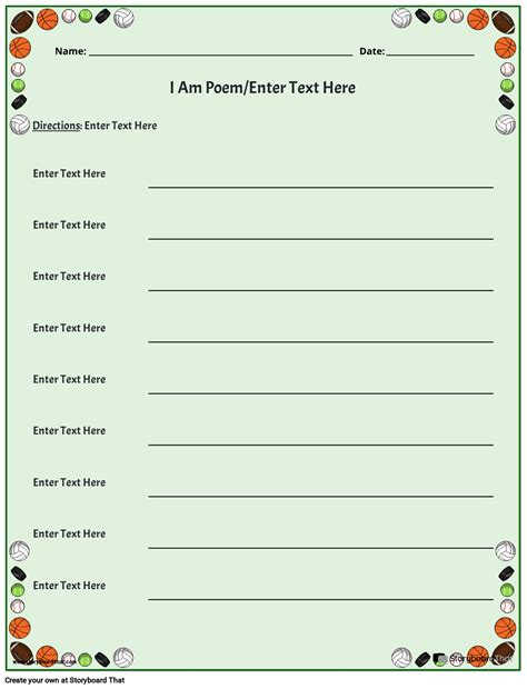 Free Poetry Templates For Student Poetry Writing Make An Easy English
