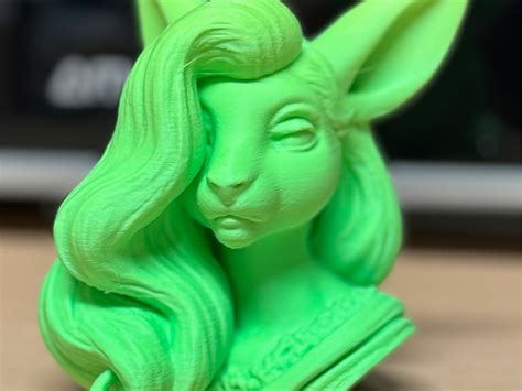 Bust Of A Pretty Model Bunny By Virtuverseart Makerworld