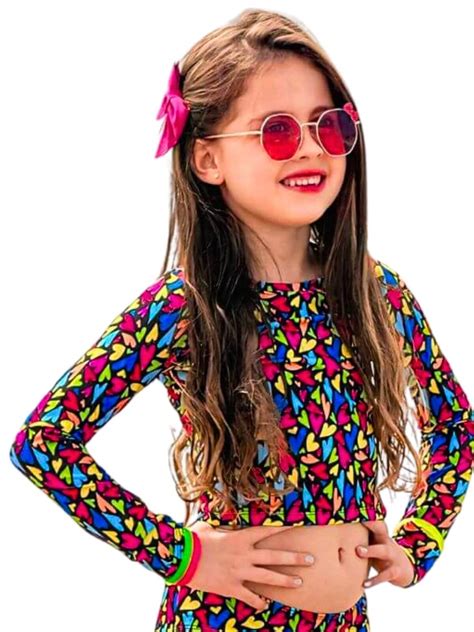 Comprar Biquíni Manga Longa Infantil Solenza Moda Praia Use Solenza