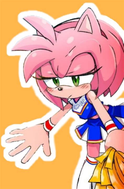 Cheer Leader Amy Rose Personagens De Anime Desenhos Do Sonic Anime