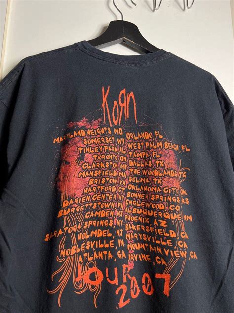 Vintage Korn Evolution Mens Fashion Tops And Sets Tshirts And Polo Shirts On Carousell