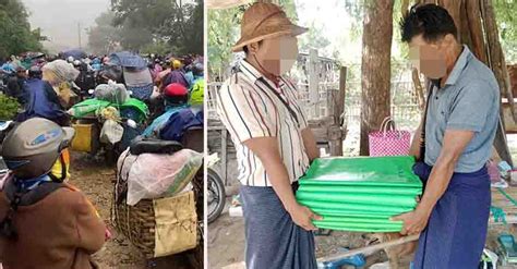 Dvb မိုးကုတ်နှင့်ရေဦး စစ်ရှောင်ပြည်သူများ အကူအညီလိုအပ်နေ