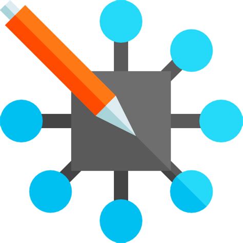 Algorithm Basic Straight Flat Icon