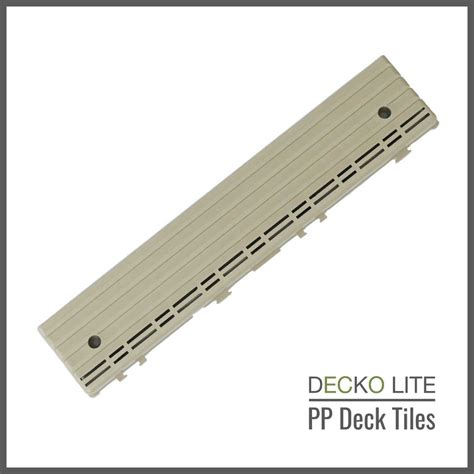 Ramp Edges For Decko Lite Pp Deck Tiles Choose Colour — Decko New Zealand