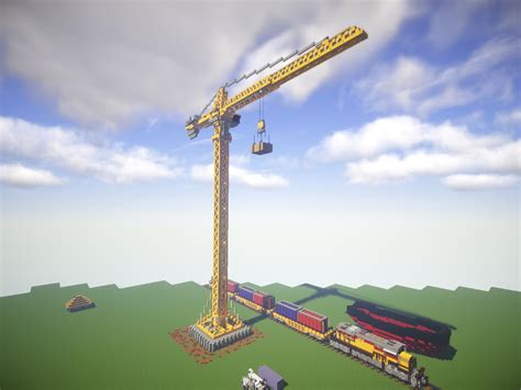 Tower Crane Build Builders Forge Minecraft Map