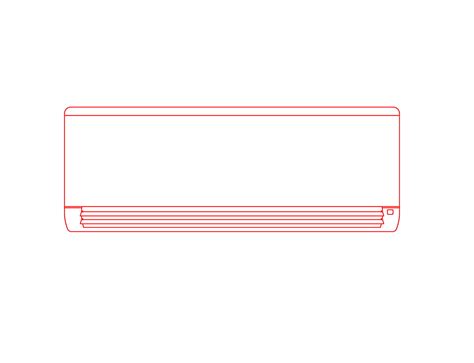 Split Ac Dimensions And Free Dwg Layak Architect