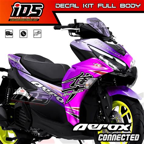 Terlaris Decal Aerox Connected 2021 Full Body Decal All New Aerox 155