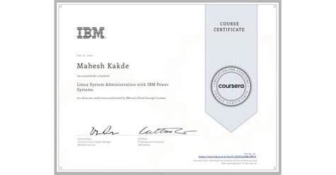 mahesh kakde on linkedin completion certificate for linux system