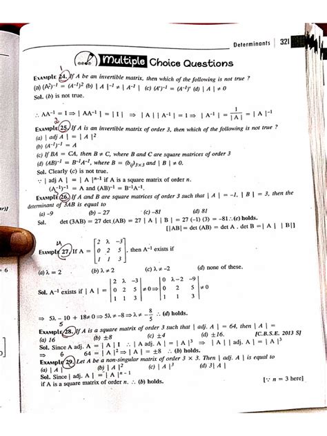 Determinants Extra Questions Pdf