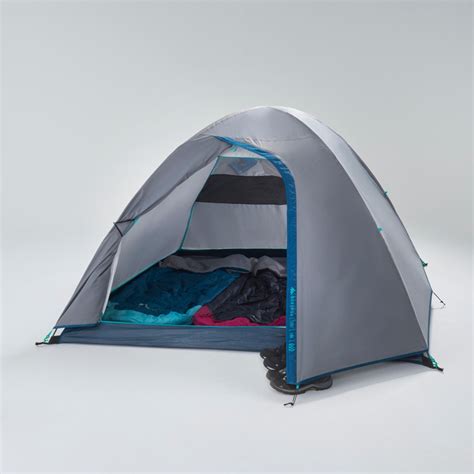 Quechua Tent Black Quechua Mh 100 3 Person Camping Tent At