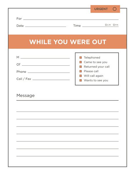Message Pad Template