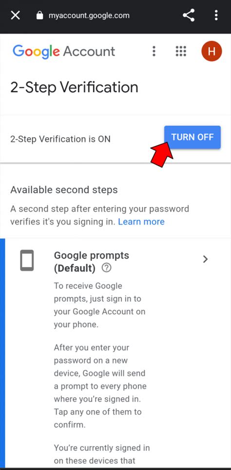 How To Turn Enable Disable Two Factor Authentication FA For Gmail