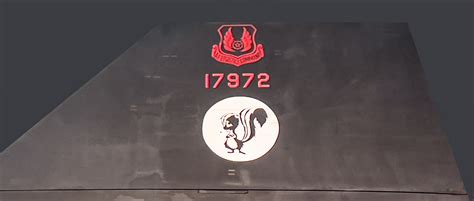 Lockheeds Skunk Works Logo On A Sr 71s Tail Section Flickr