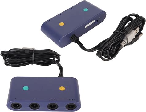 For Gamecube Controller Adapter 3 In 1 Game Controller Converter For Switch For Wiiu Pc Usb And