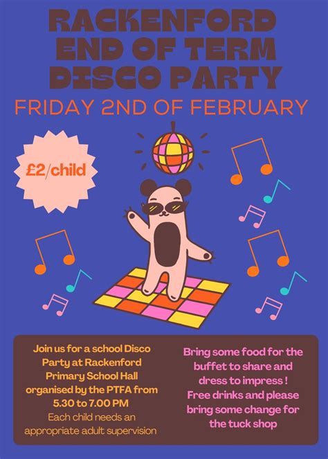 Disco Rackenford Primary School