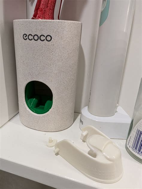 Ecoco Toothpaste Dispenser Replacement Part By Aussiemoo Download Free Stl Model