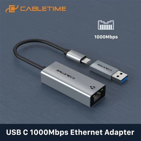 Cabletime Usb C Ethernet Lan Mbps P Ro