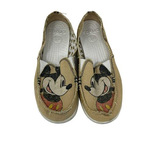 Disney Disney Crocs Collection Mickey Canvas Slip On … Gem