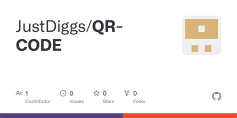 Github Justdiggs Qr Code