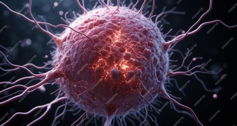 Premium Photo Viral Infection A Microscopic View Of A Virus Invading