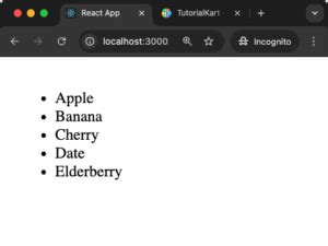 React Lists