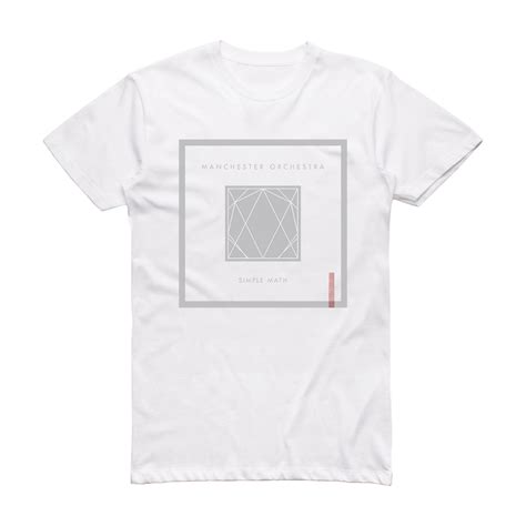 Manchester Orchestra Simple Math Album Cover T Shirt White Album