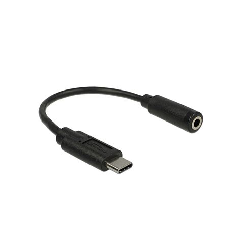 Delock Usb Type C Mini Stereo Jack Plug Component Adapter
