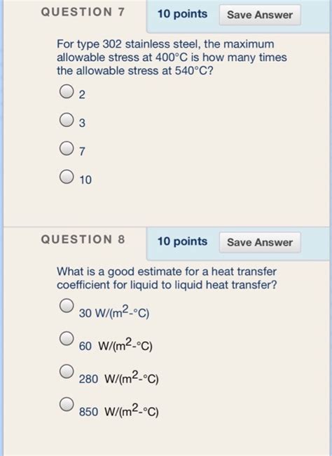 Solved Question 4 10 Points Save Answer Which Material Of