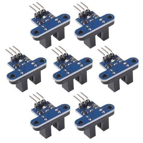 7pcs Ir Infrared Slotted Optical Optocoupler Module Speed Measuring Sensor 33v To
