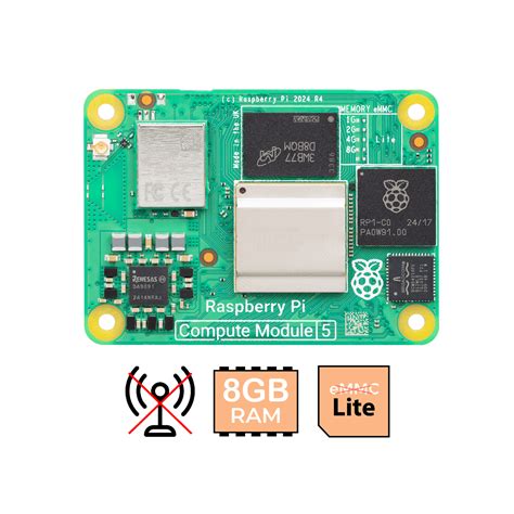 Raspberry Pi Cm5 Without Wireless Pick Ram And Emmc