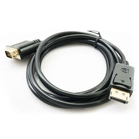 Displayport DP To VGA Cable Male To Male HD P High Speed Display Port Lead BIG W