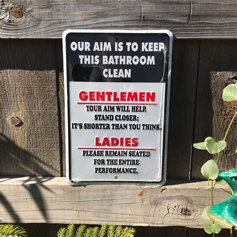 Funny Bathroom Signs For Business