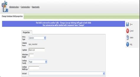 Mirror Fields In Sage Crm Sage Crm Tips Tricks And Components