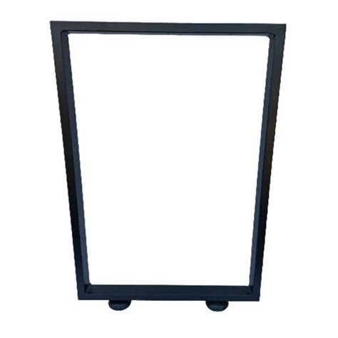 Black Powder Coating Rectangle Shape Metal Table Leg For Hardware