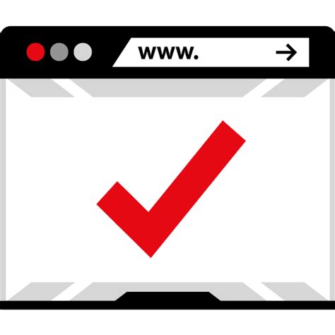 Browser Check Mark Vector SVG Icon SVG Repo