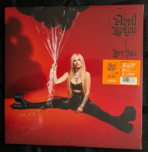 Avril Lavigne Love Sux 2022 Clear Vinyl Discogs