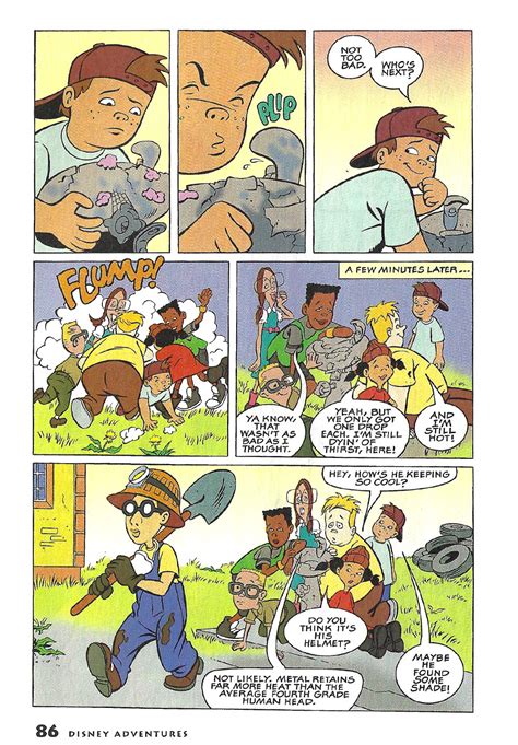 The Long Hot Recess Disney Adventures September Disney Adventures