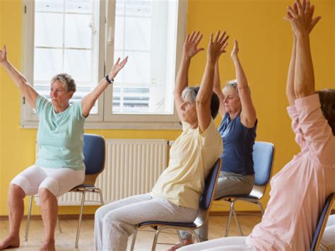 Chair Based Exercise Class With Lindsay Signpost Stockport For Carers