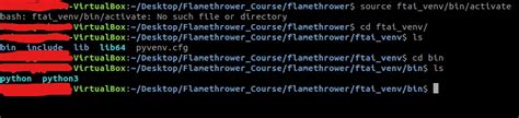 Python Unable To Activate My Virtual Environment Because Activate File Not Showing Up Stack