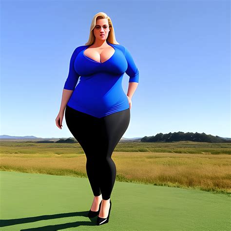 Very Tall A Bit Plus Size Blonde Very Young Girl With Small Head And