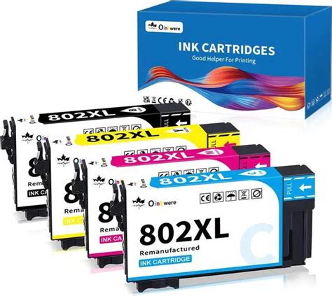 Oinkwere Remanufactured 802xl Ink Cartridge Replacement 802 Ink
