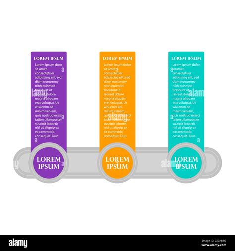Business Infographics Illustration Business Data Layout Vector Stock